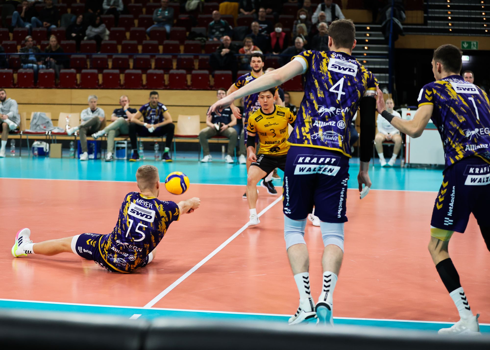 13.12.2023 SWD Powervolleys - AONS Milon Nea Smyrni Athen 1:3 (CEV ...